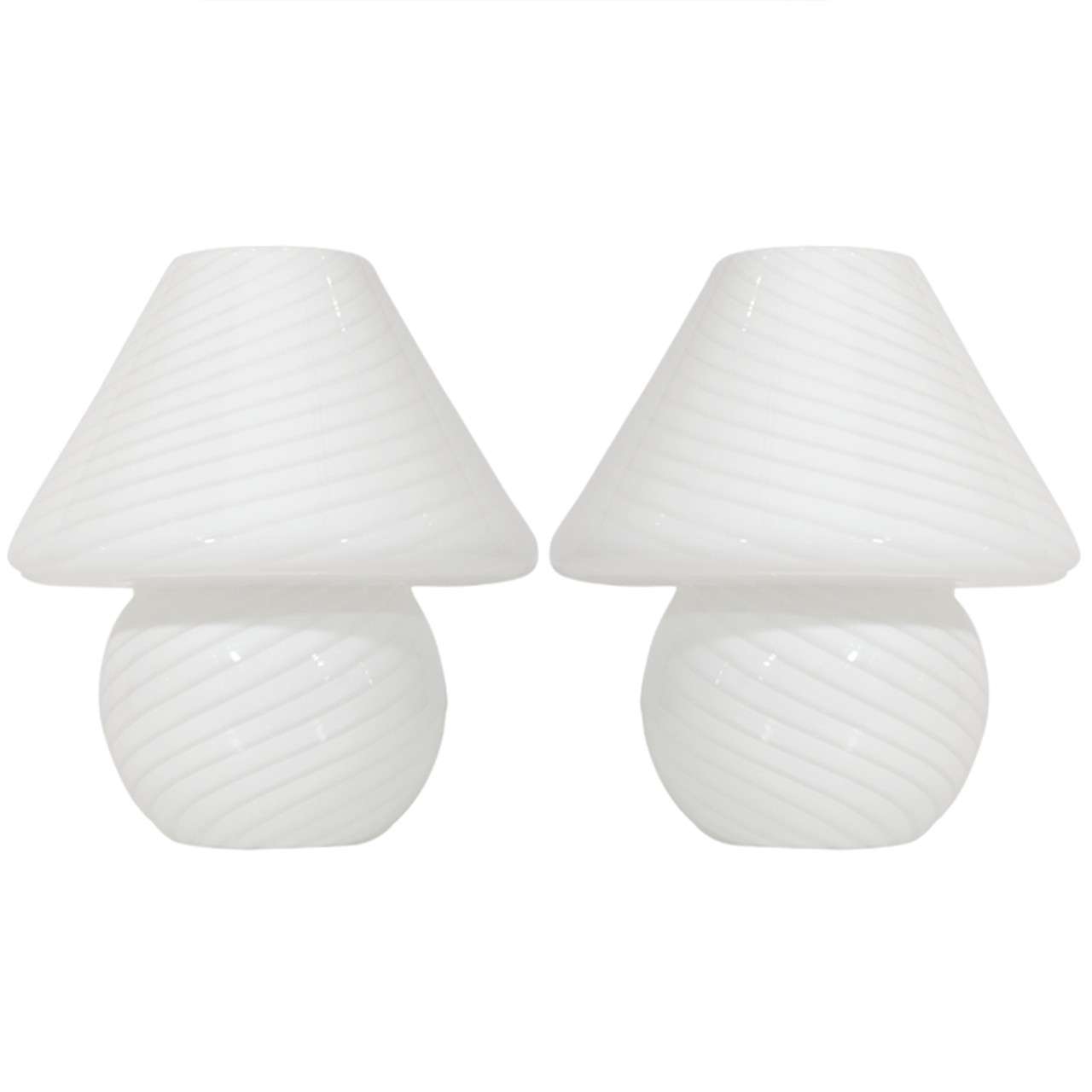Pair of Lovely Murano Lamps at 1stDibs