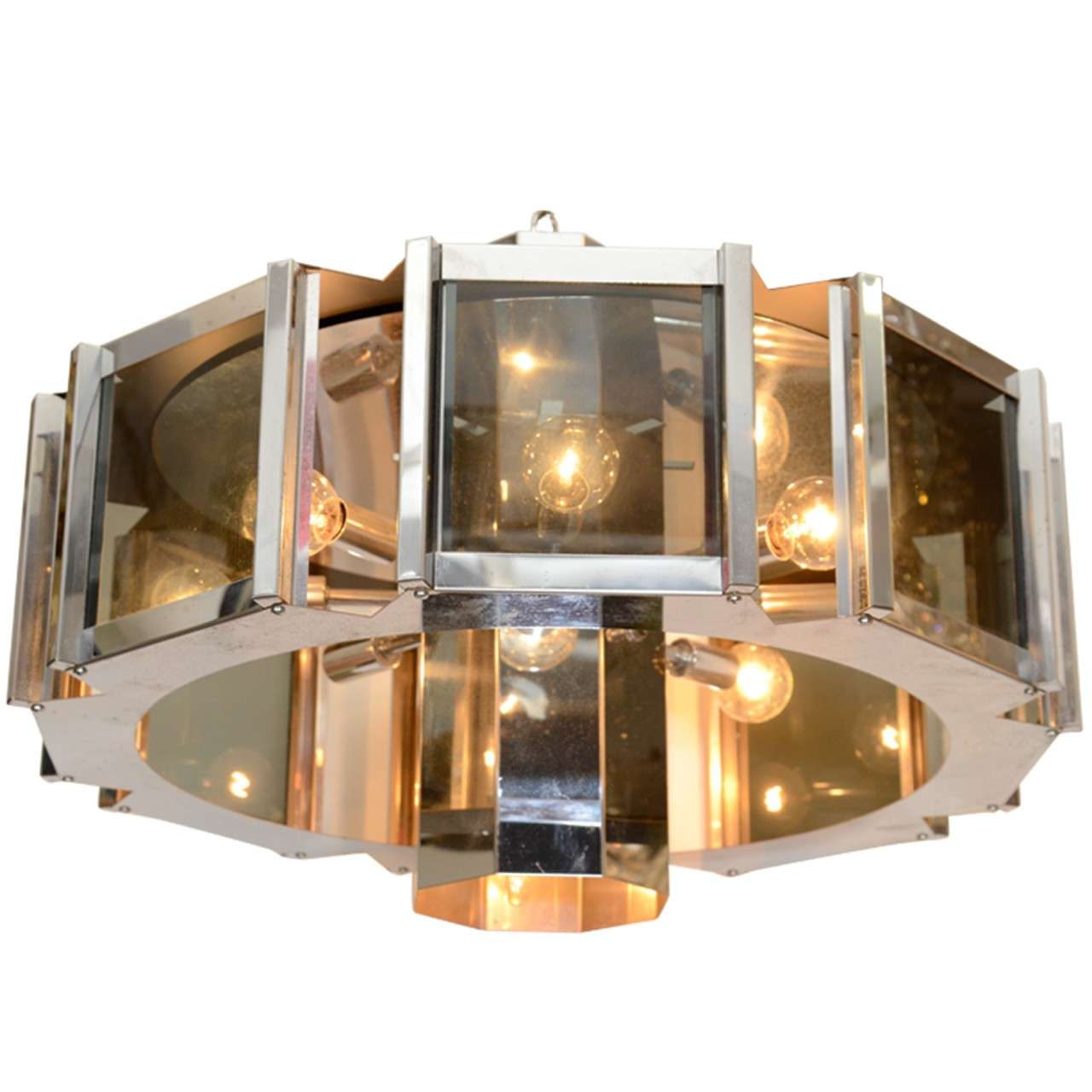 Mid Century Octagonal Fixture by Frederick Raymond at 1stDibs ...