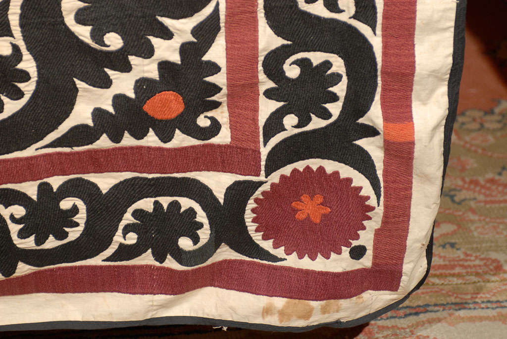 Vintage Suzani Throw at 1stDibs