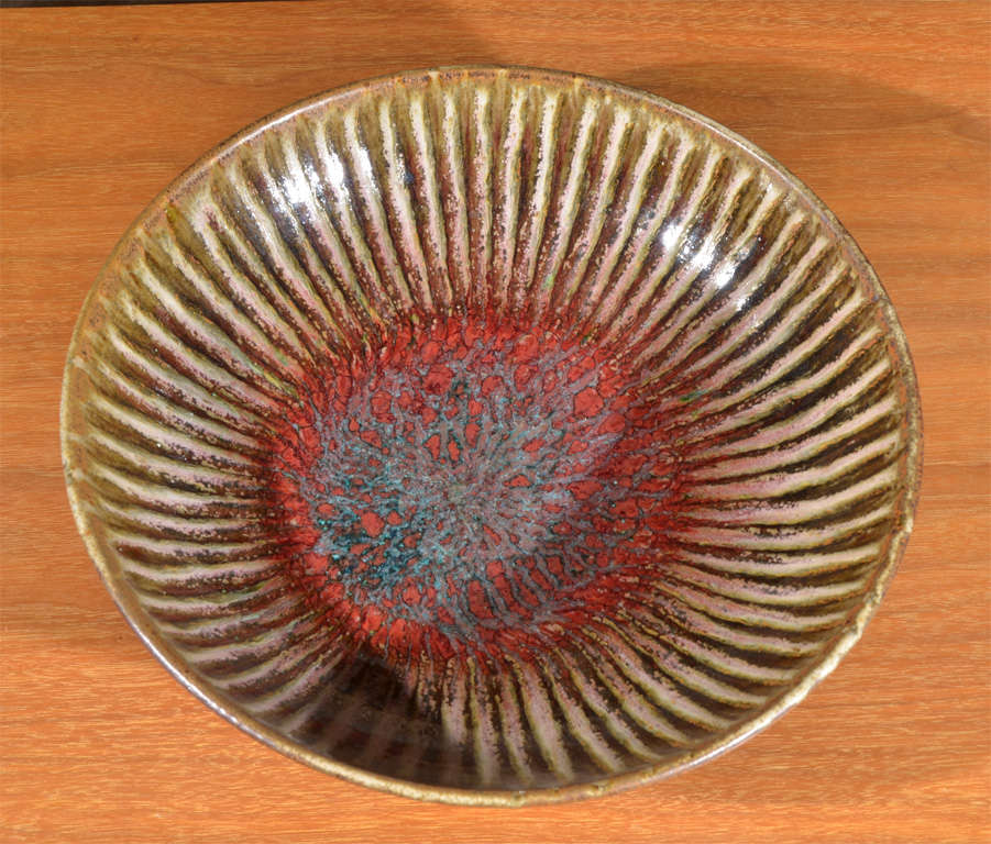 Pottery Bowl by Harding Black For Sale at 1stDibs