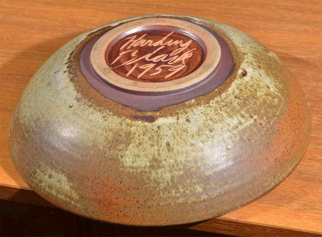 Pottery Bowl by Harding Black For Sale at 1stDibs