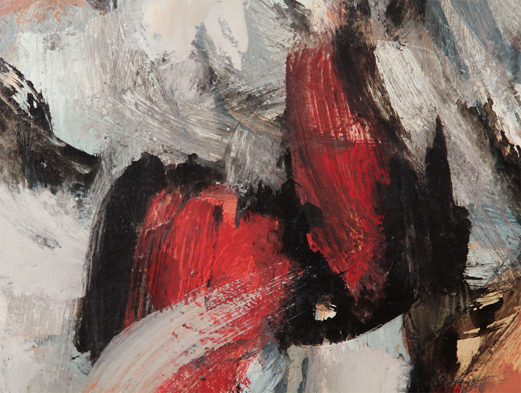 "table landscape" abstract painting -1959 at 1stDibs