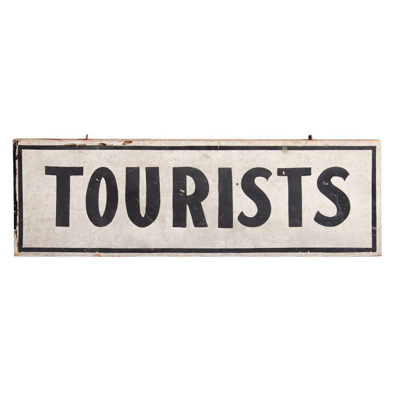 tourist sign at 1stDibs