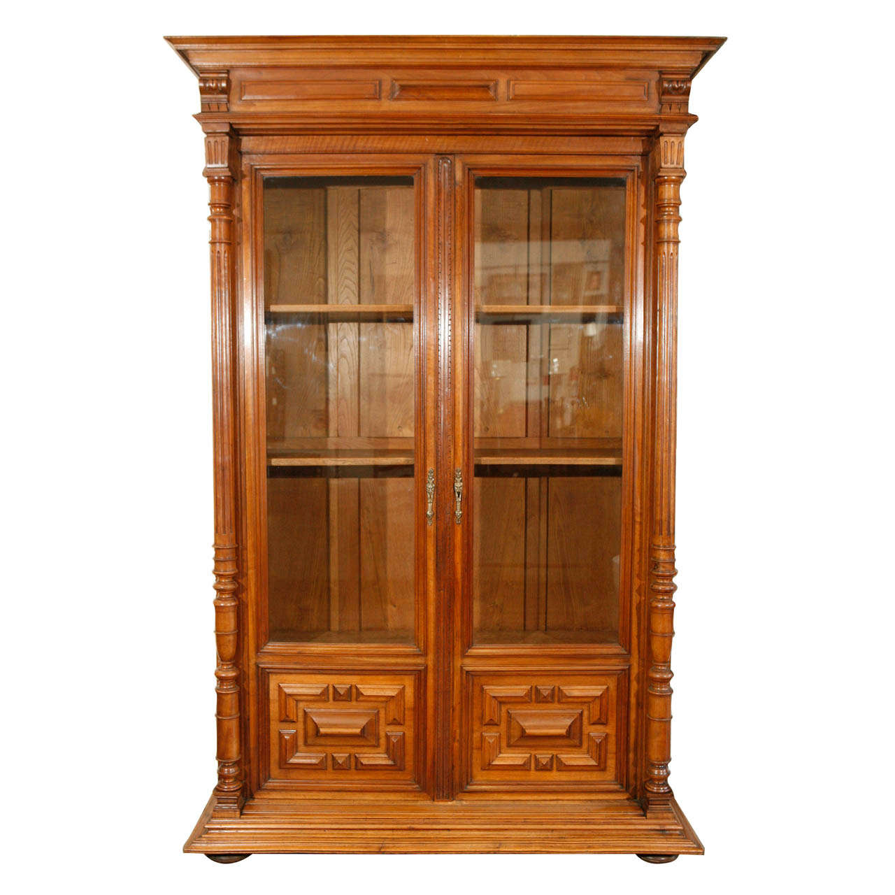 19th c. French Bibliothèque-Bookcase For Sale at 1stDibs