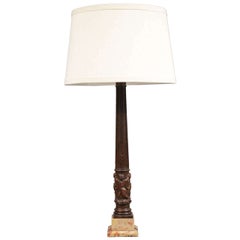 Single English Chinoiserie Table Lamp For Sale at 1stDibs