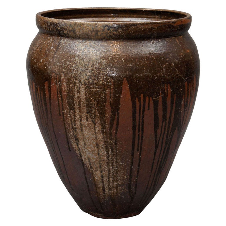 Very Large 17th Century Ash Glaze Tamba Tsubo For Sale at 1stDibs ...