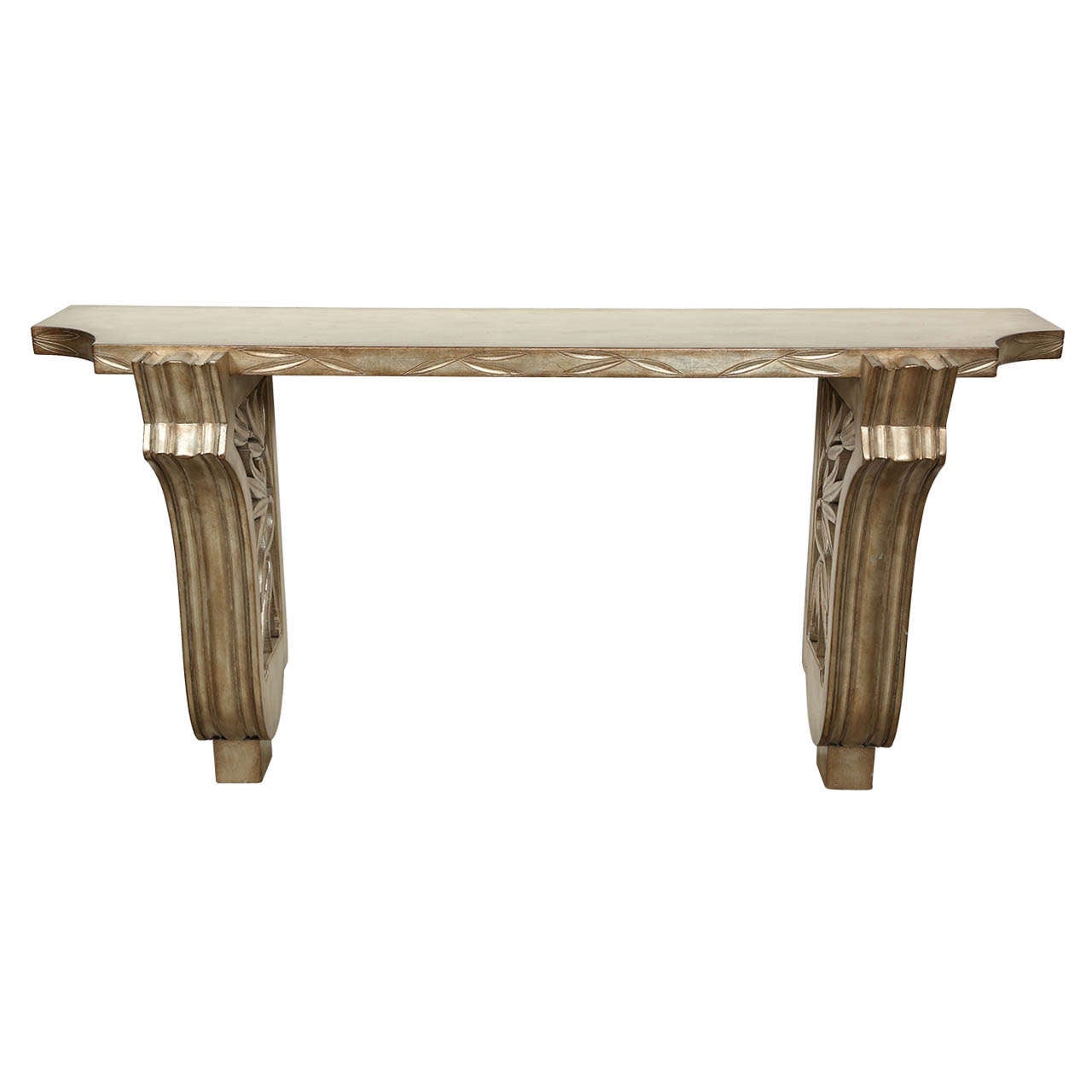 Fabulous Bamboo Motif Console by James Mont at 1stDibs