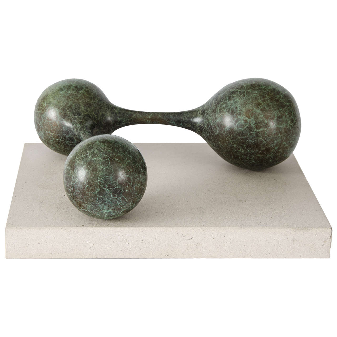 Wishbone, a patinated bronze sculpture by the British artist Vivienne ...