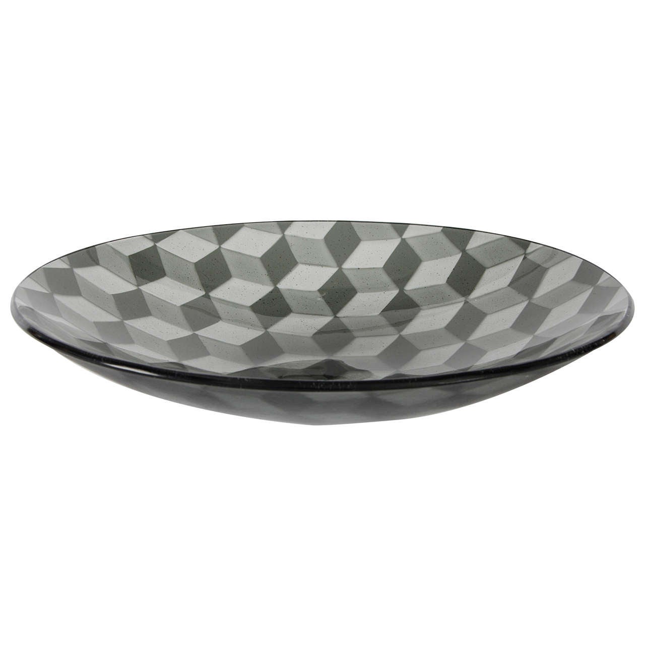 Tumbling Blocks Bowl at 1stDibs | tumbling bowl