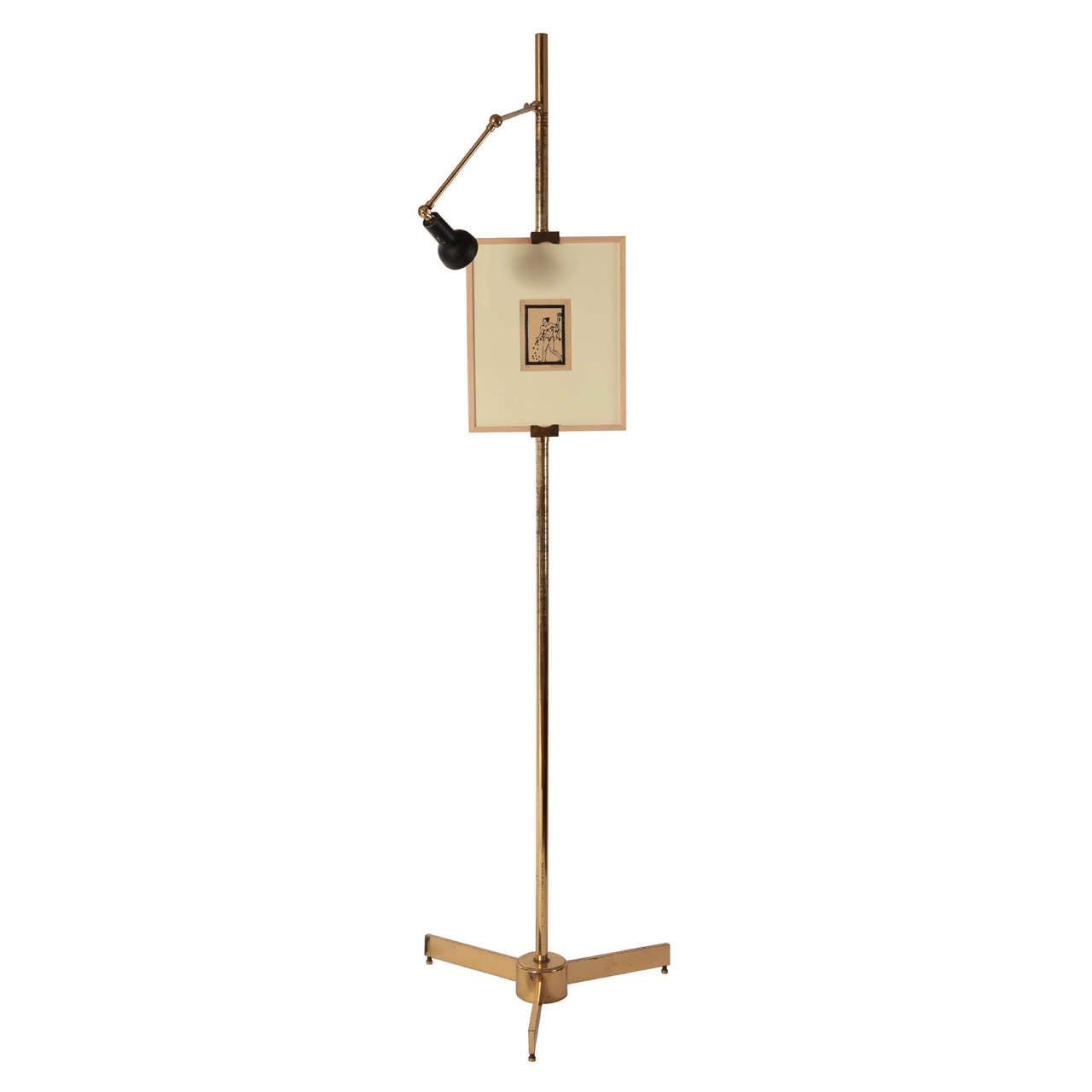 Easel lamp by Angelo Lelli for Arredoluce at 1stDibs