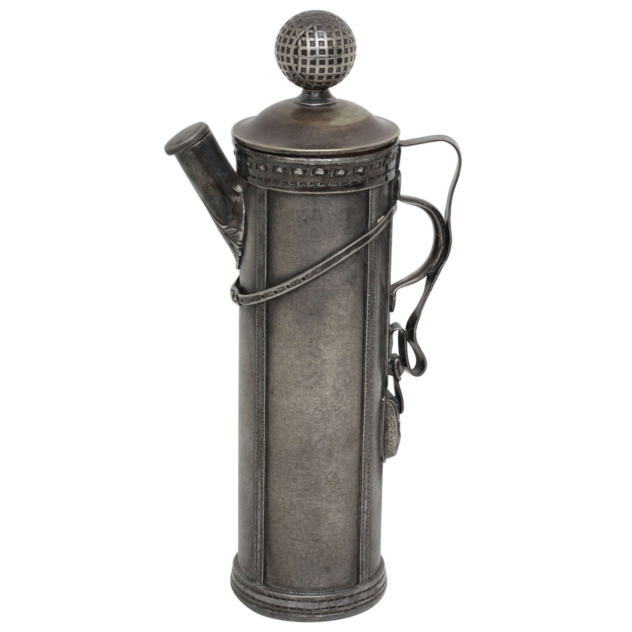 Rare Sterling Silver Golf Bag Cocktail Shaker by Derby/International ...