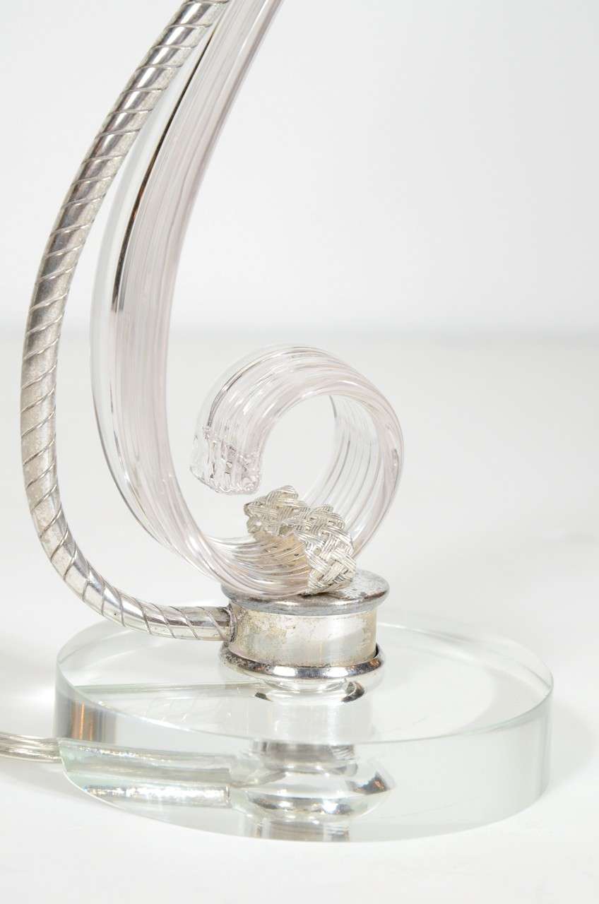 1940s Hollywood Plume Table Lamp From The Devil Wears Prada at 1stDibs