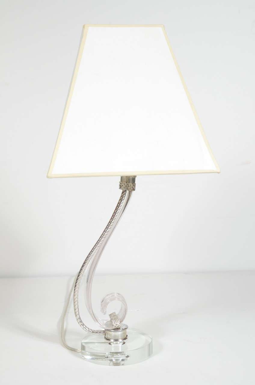 1940s Hollywood Plume Table Lamp From The Devil Wears Prada at 1stDibs