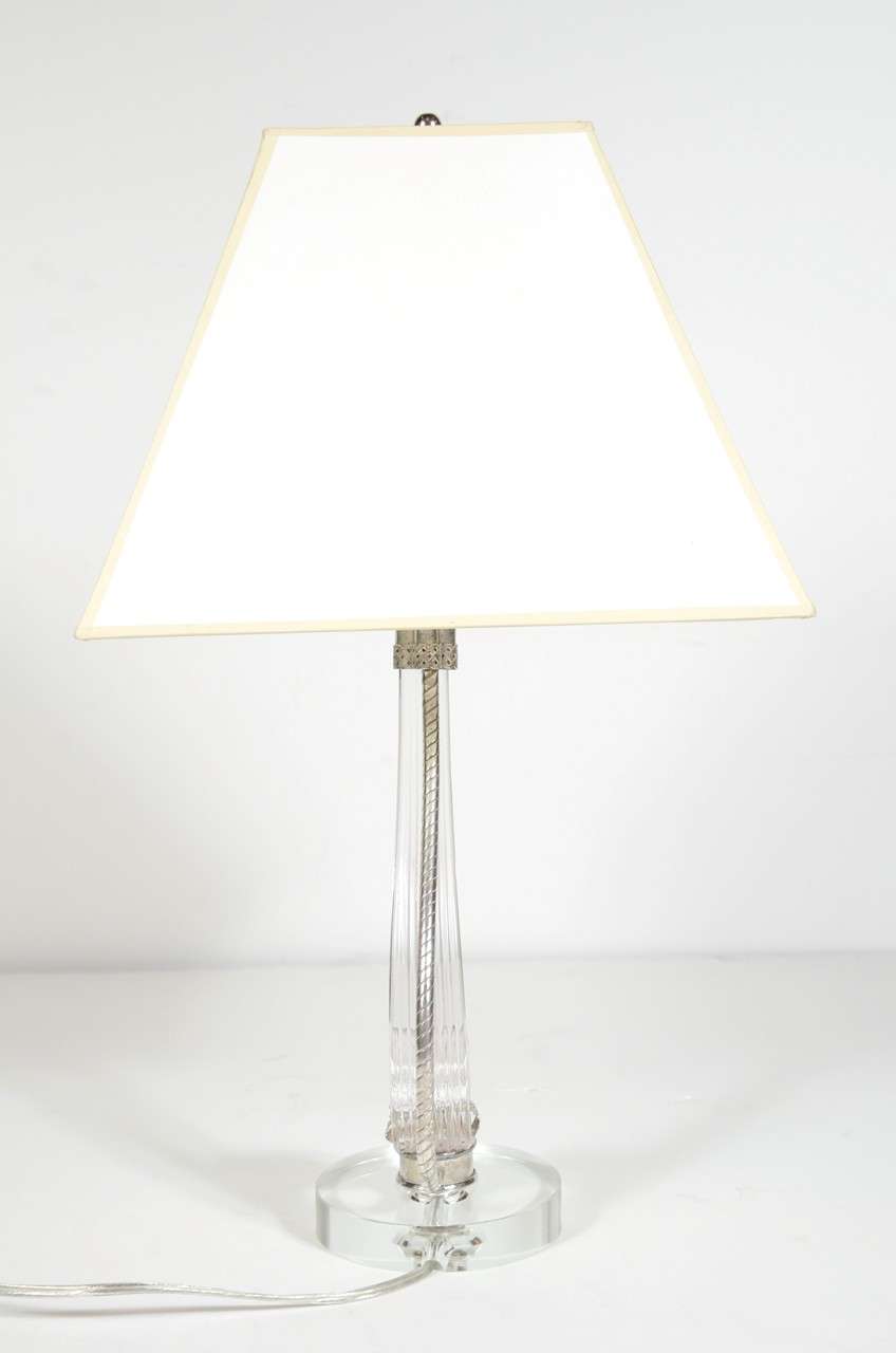 1940s Hollywood Plume Table Lamp From The Devil Wears Prada at 1stDibs