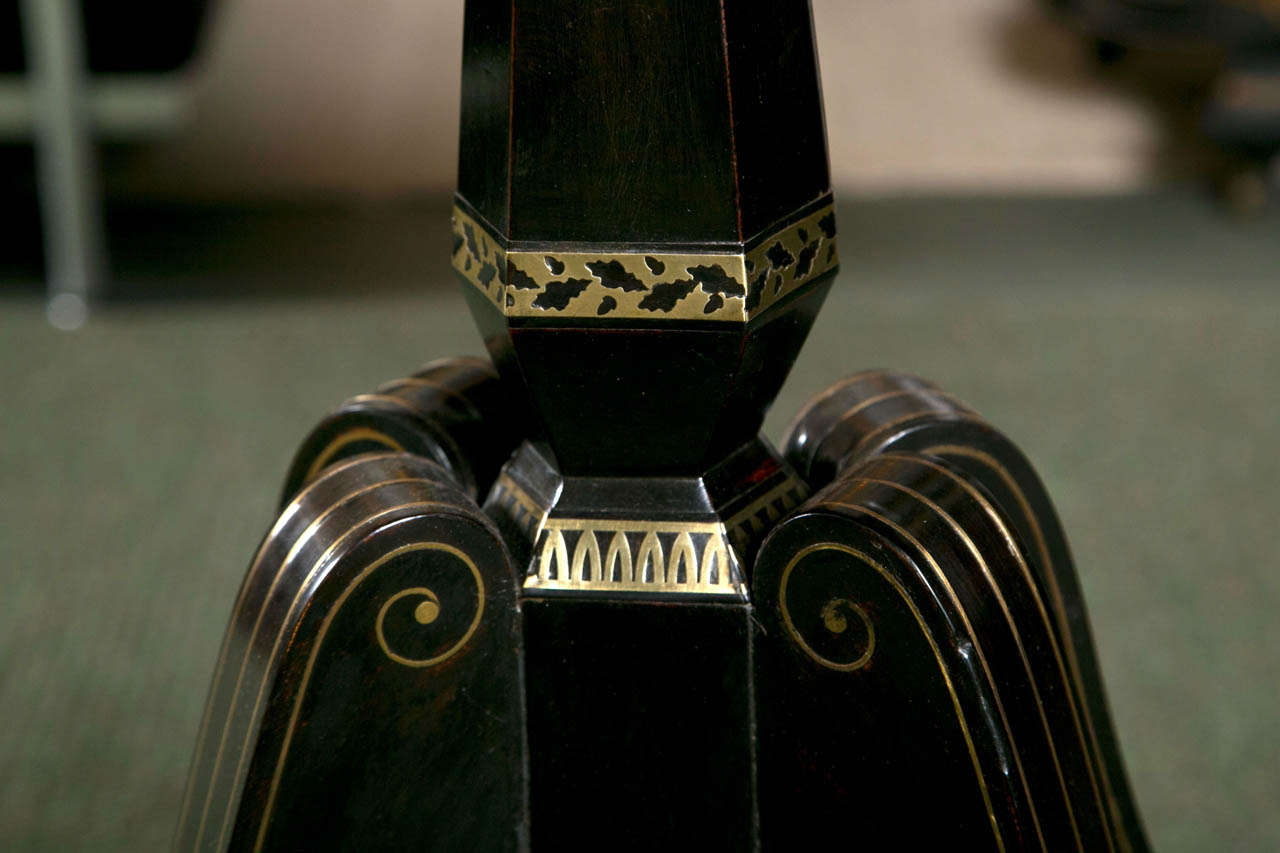 Regency Ebonized and Calamander Wood Card Table at 1stDibs | calamander ...