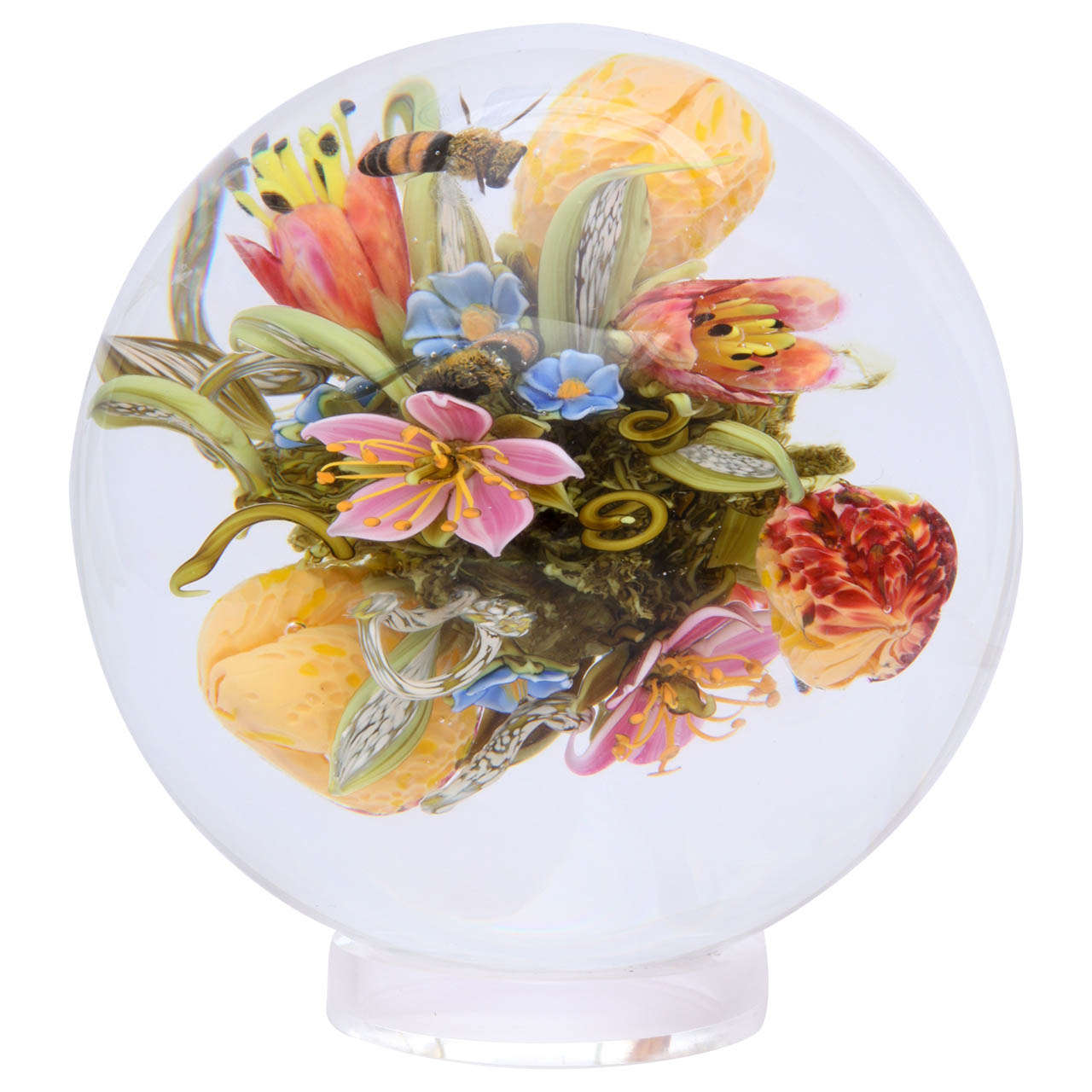 Paul Stankard Orb From The "Flower, Fruit And Nut" Series at 1stDibs