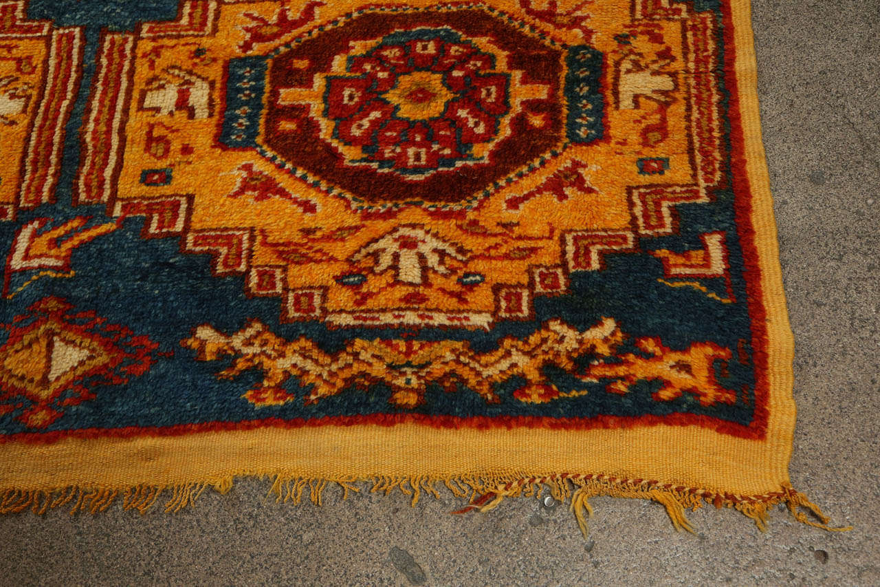 Moroccan Tribal North African Rug at 1stDibs | north african rugs