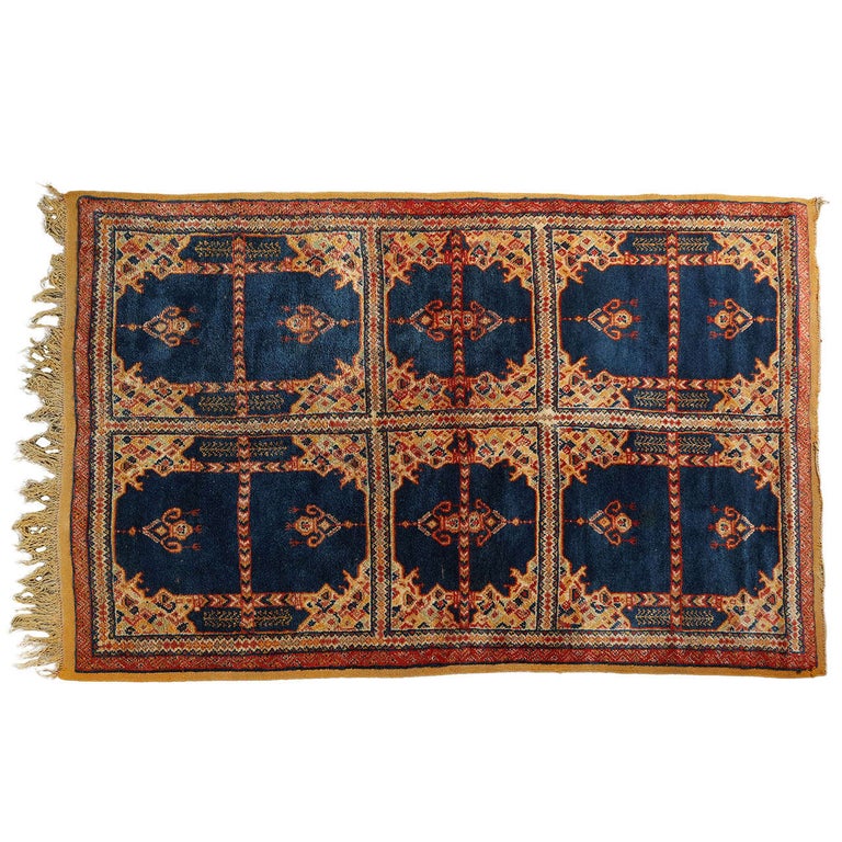 Vintage Moroccan Tribal African Rug For Sale at 1stDibs | african rugs ...