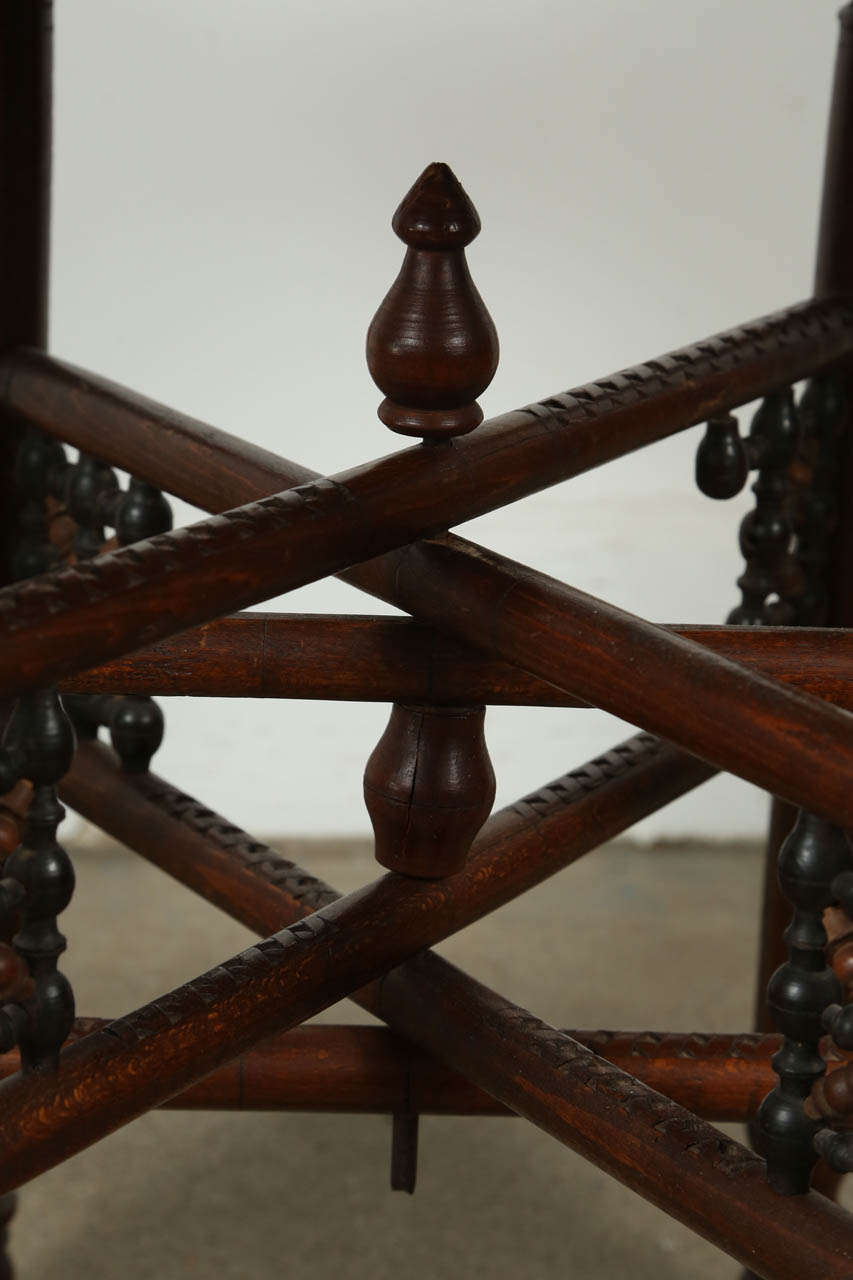 Persian Mameluke Style Brass Tray Table at 1stDibs