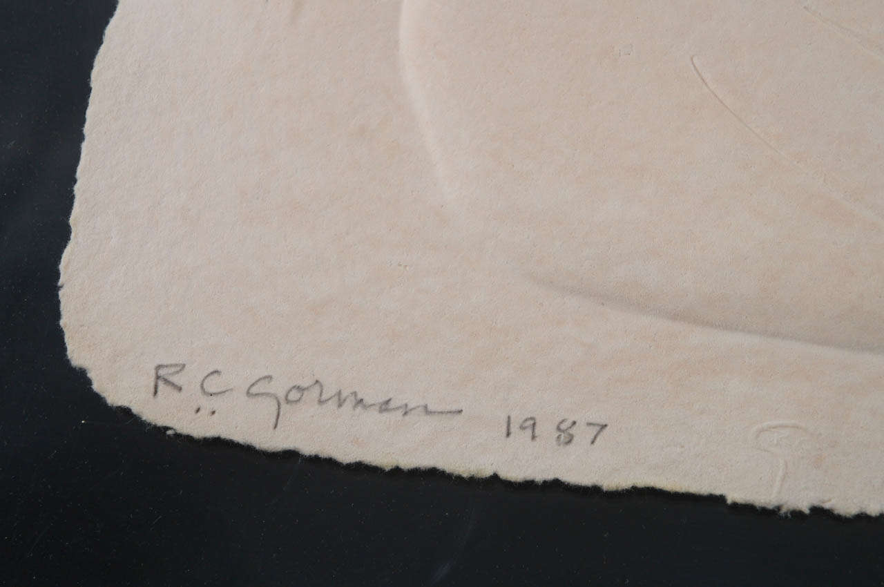 R.C.Gorman Cast Paper Impression "Two Women", 1987 at 1stDibs