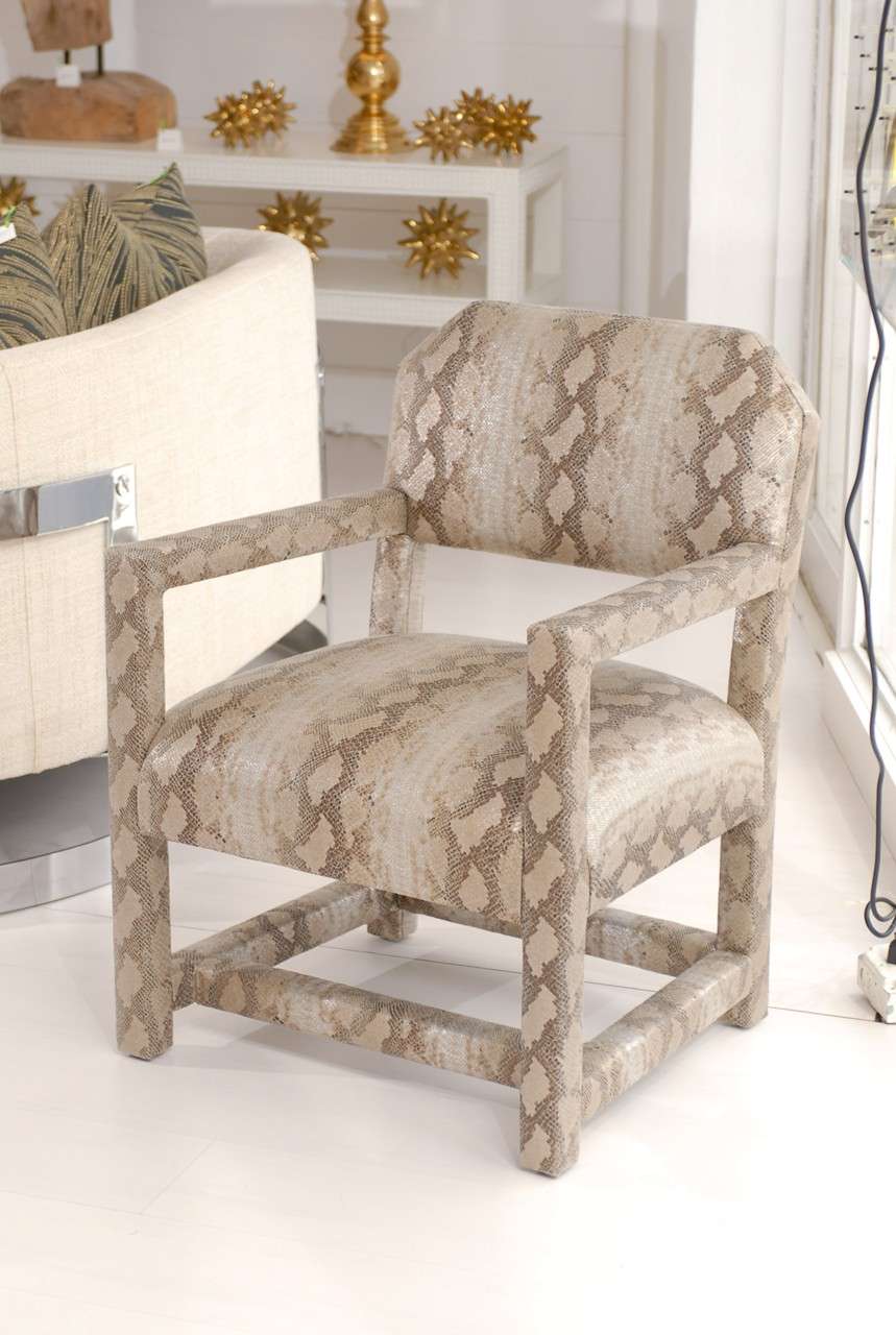 Pair Python Chairs For Sale at 1stDibs
