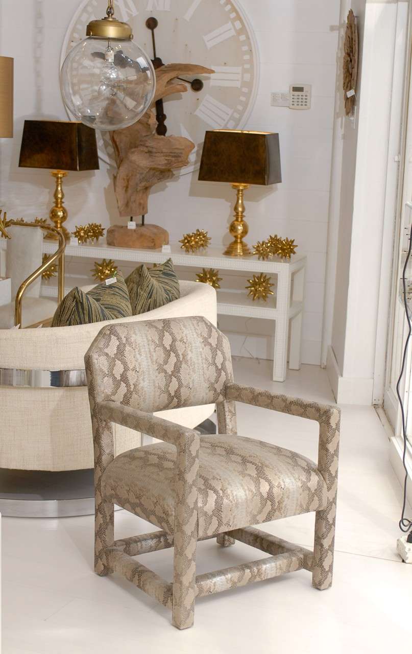 Pair Python Chairs For Sale at 1stDibs