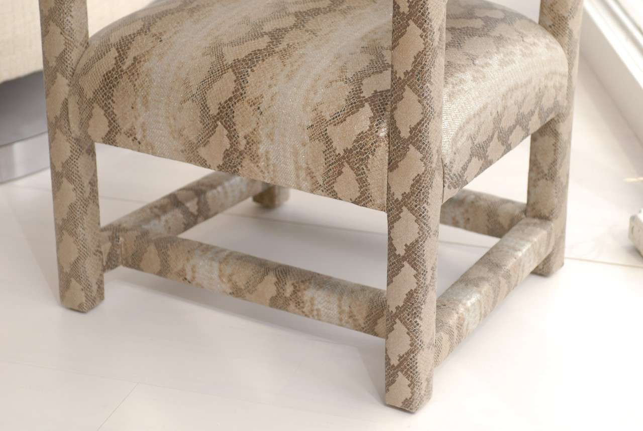 Pair Python Chairs For Sale at 1stDibs