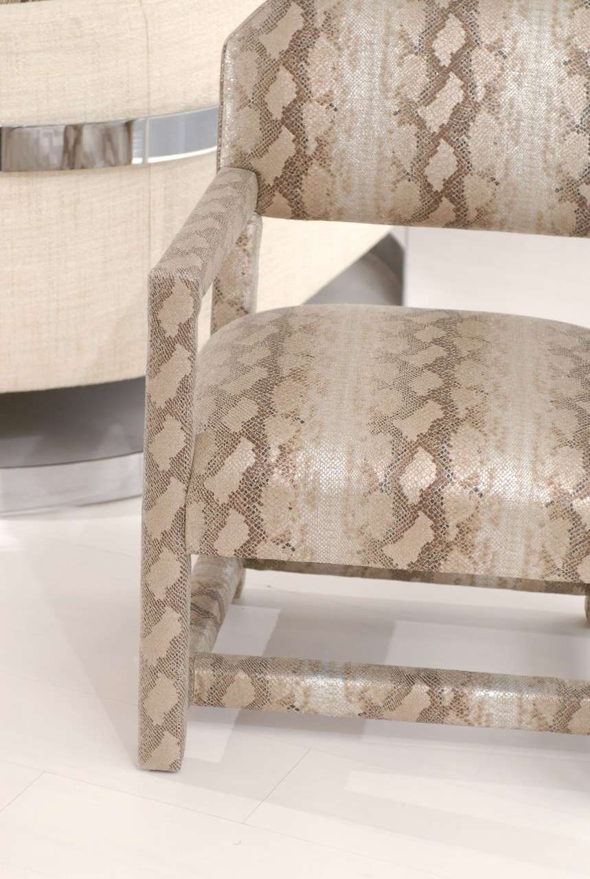 Pair Python Chairs For Sale at 1stDibs