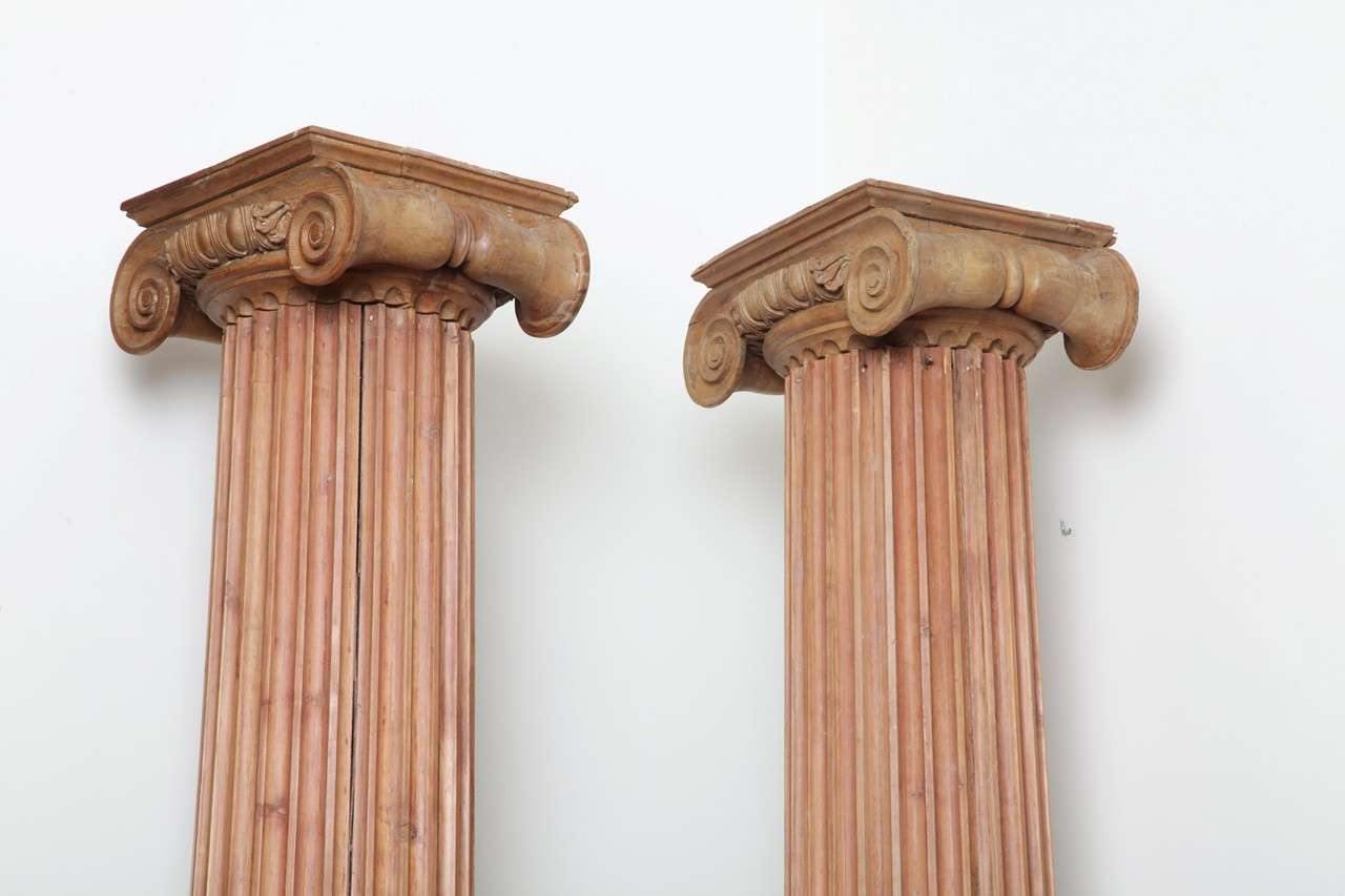 Four by Neoclassicism inspired columns For Sale at 1stDibs