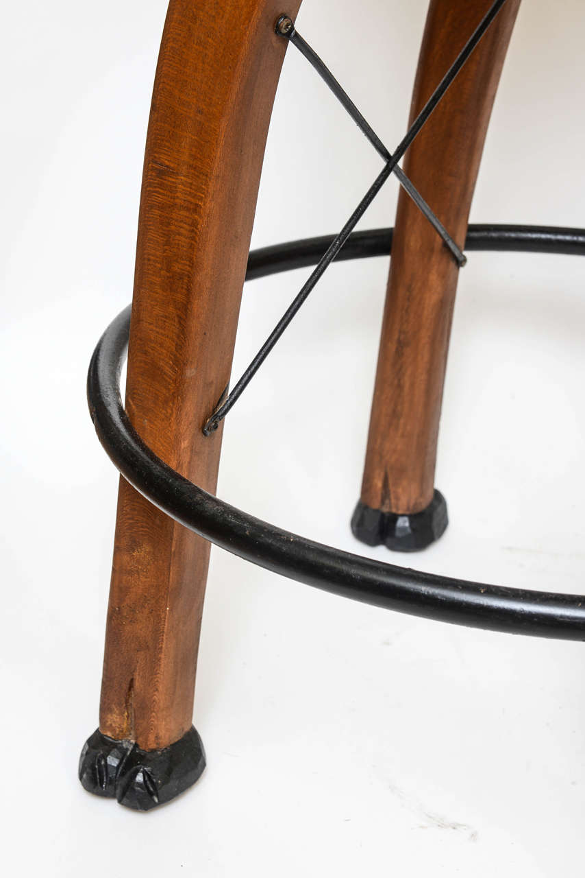 Pair of Whimsical Carved Camel Motif Bar Stools at 1stDibs | whimsical ...