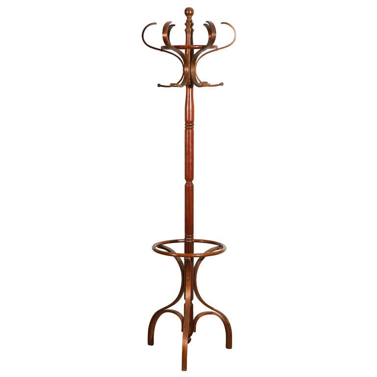 1930's Bentwood Hat and Coat Stand at 1stDibs
