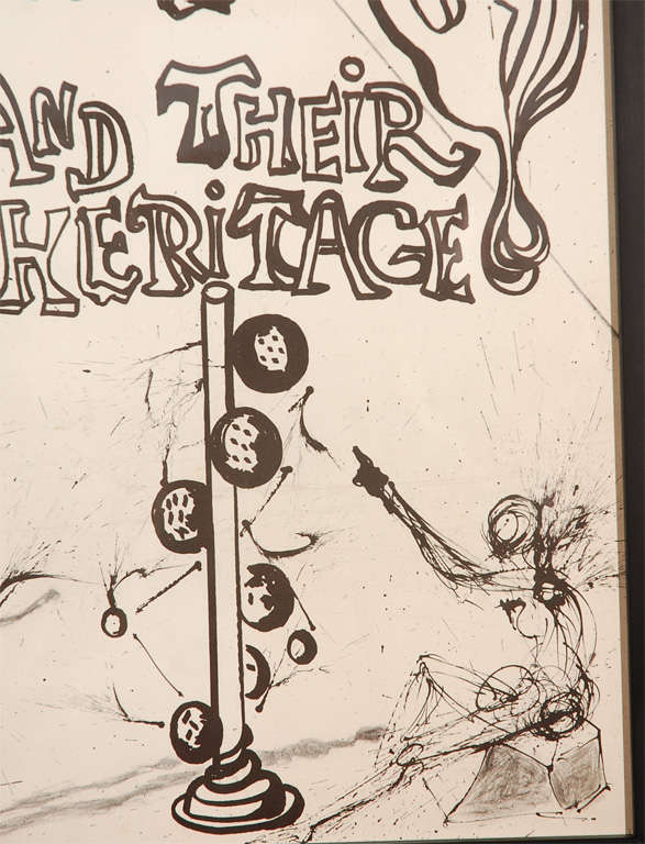 Signed Salvador Dali Poster, "Dada, Surrealism and Their Heritage" 1968 ...