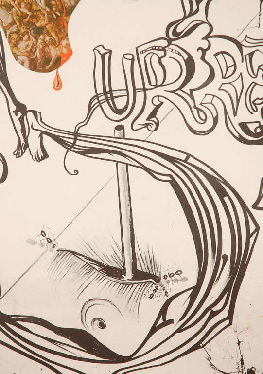 Signed Salvador Dali Poster, "Dada, Surrealism and Their Heritage" 1968 ...