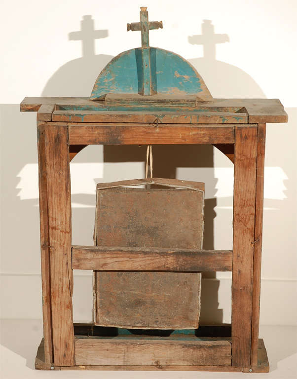 Spanish Colonial Altar Frame with Suspended Retablo at 1stDibs ...