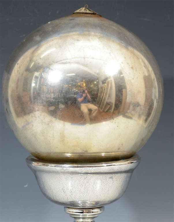 Antique 19th Century "Witching Ball" with Modern Stand at 1stDibs ...