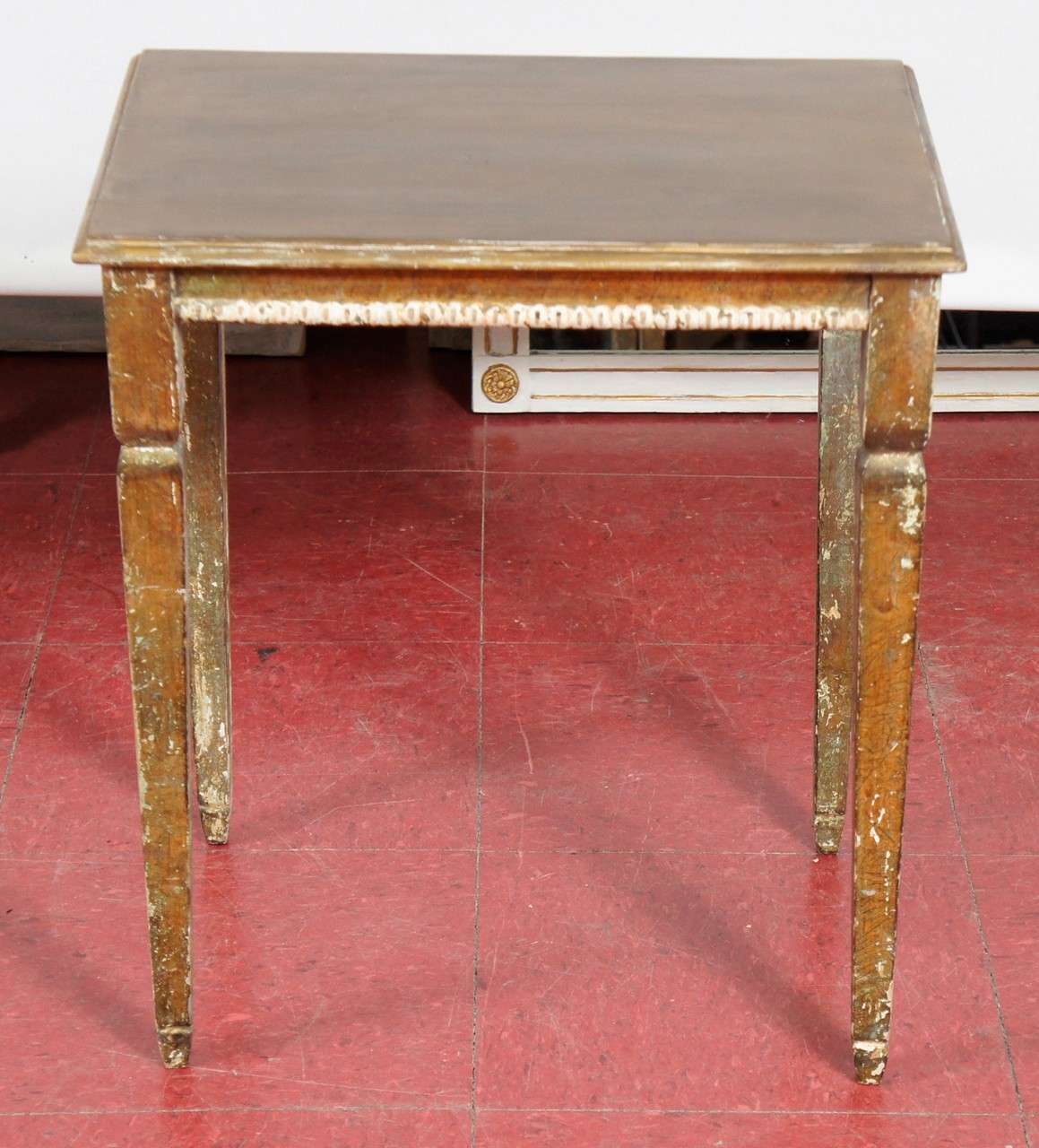 Small Gilded Side Table at 1stDibs