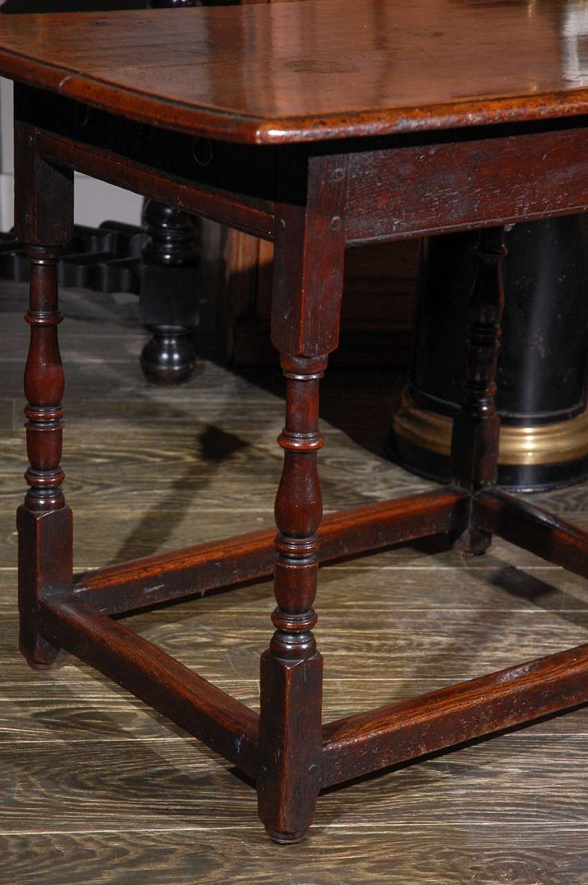 English Side Table in Oak, Circa 1840 at 1stDibs
