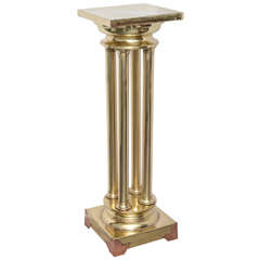 Neoclassical Yellow Copper Pedestal at 1stDibs
