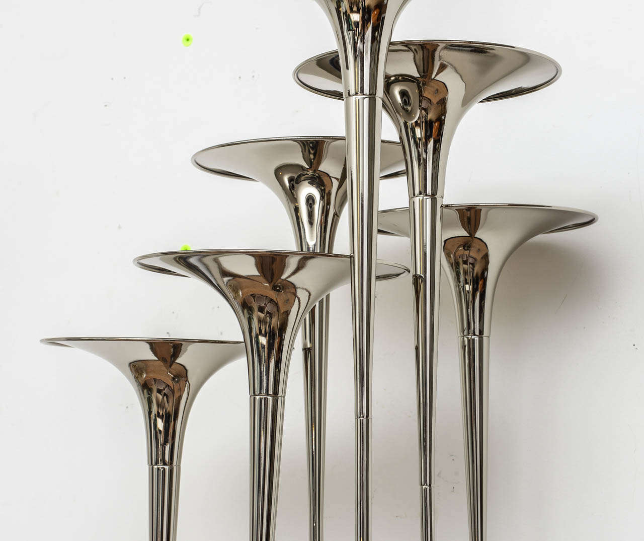 Chrome Trumpet Table Lamp by Reggiani at 1stDibs