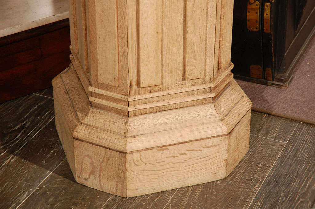 French Plinth in Oak, Circa 1860 at 1stDibs