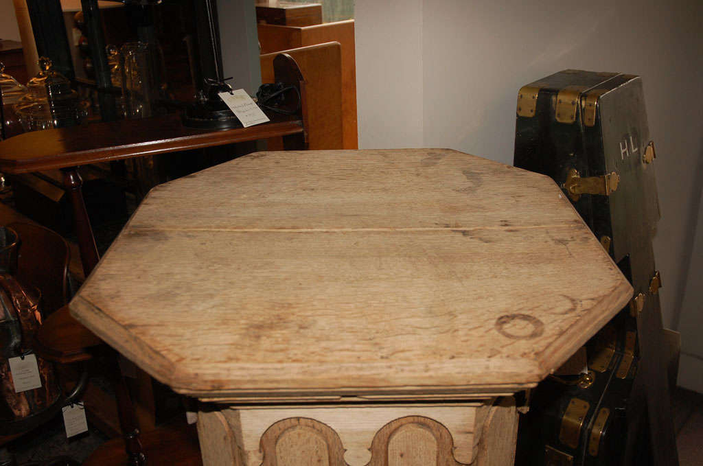 French Plinth in Oak, Circa 1860 at 1stDibs