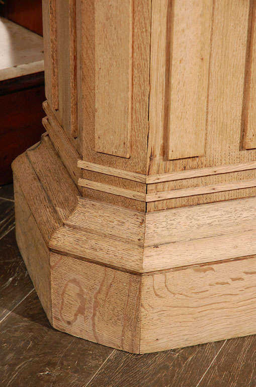 French Plinth in Oak, Circa 1860 at 1stDibs