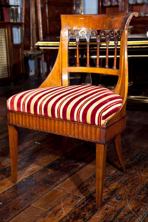 Period Biedermeier Chair For Sale at 1stDibs
