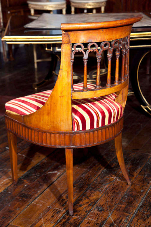 Period Biedermeier Chair For Sale at 1stDibs