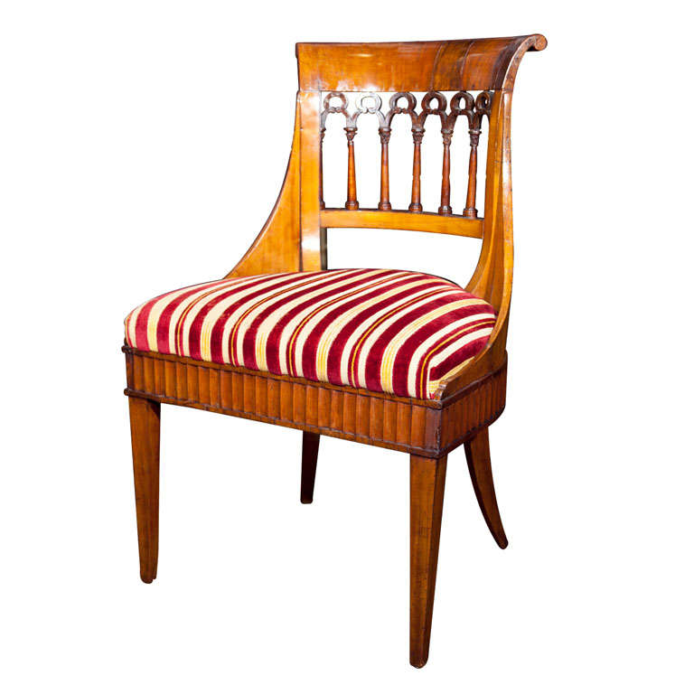 Period Biedermeier Chair For Sale at 1stDibs