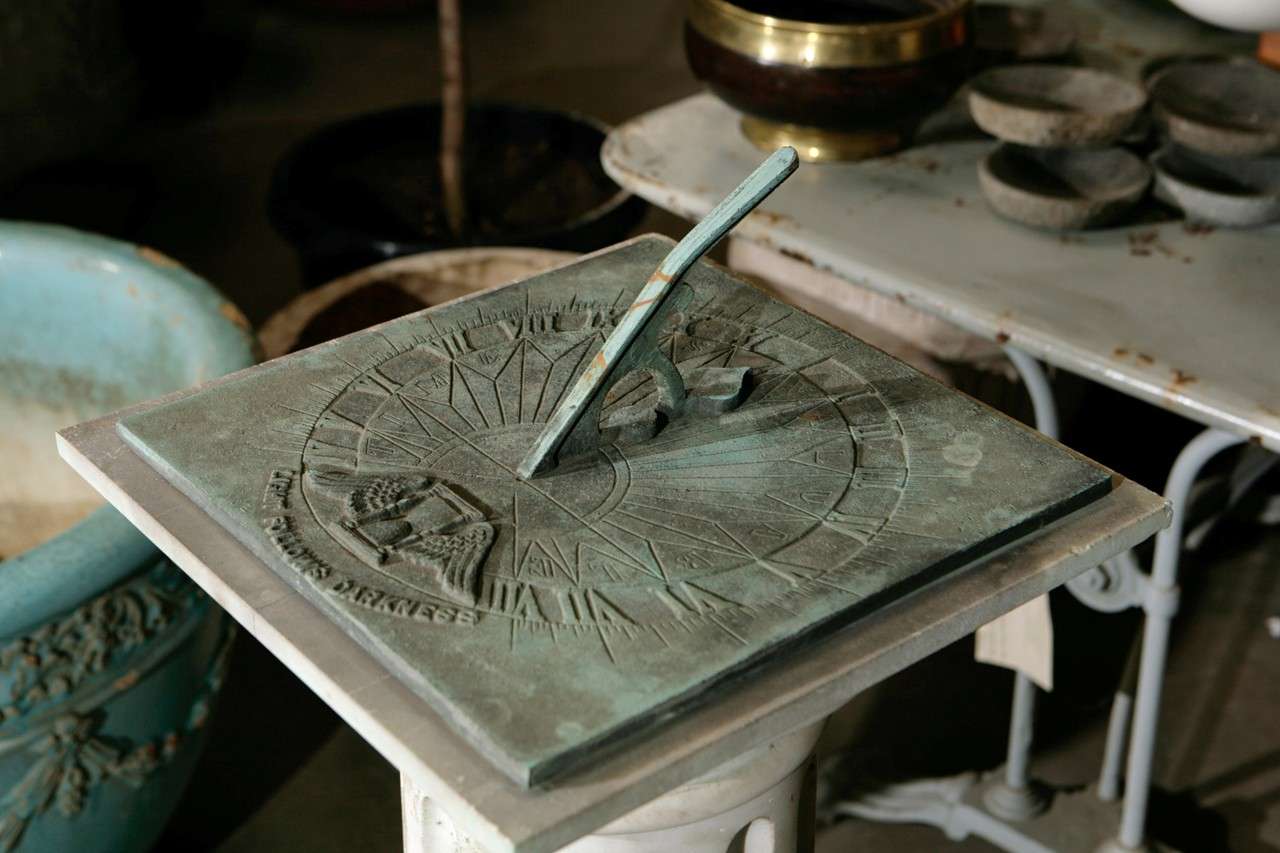 Mid Century American Sundial at 1stDibs
