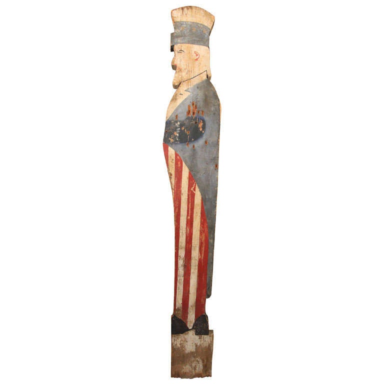 Folk Art Uncle Sam at 1stDibs