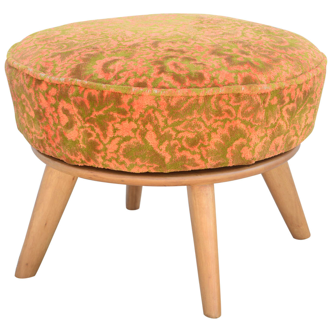 Heywood Wakefield Swivel Foot Stool, USA 1960s For Sale at 1stDibs ...