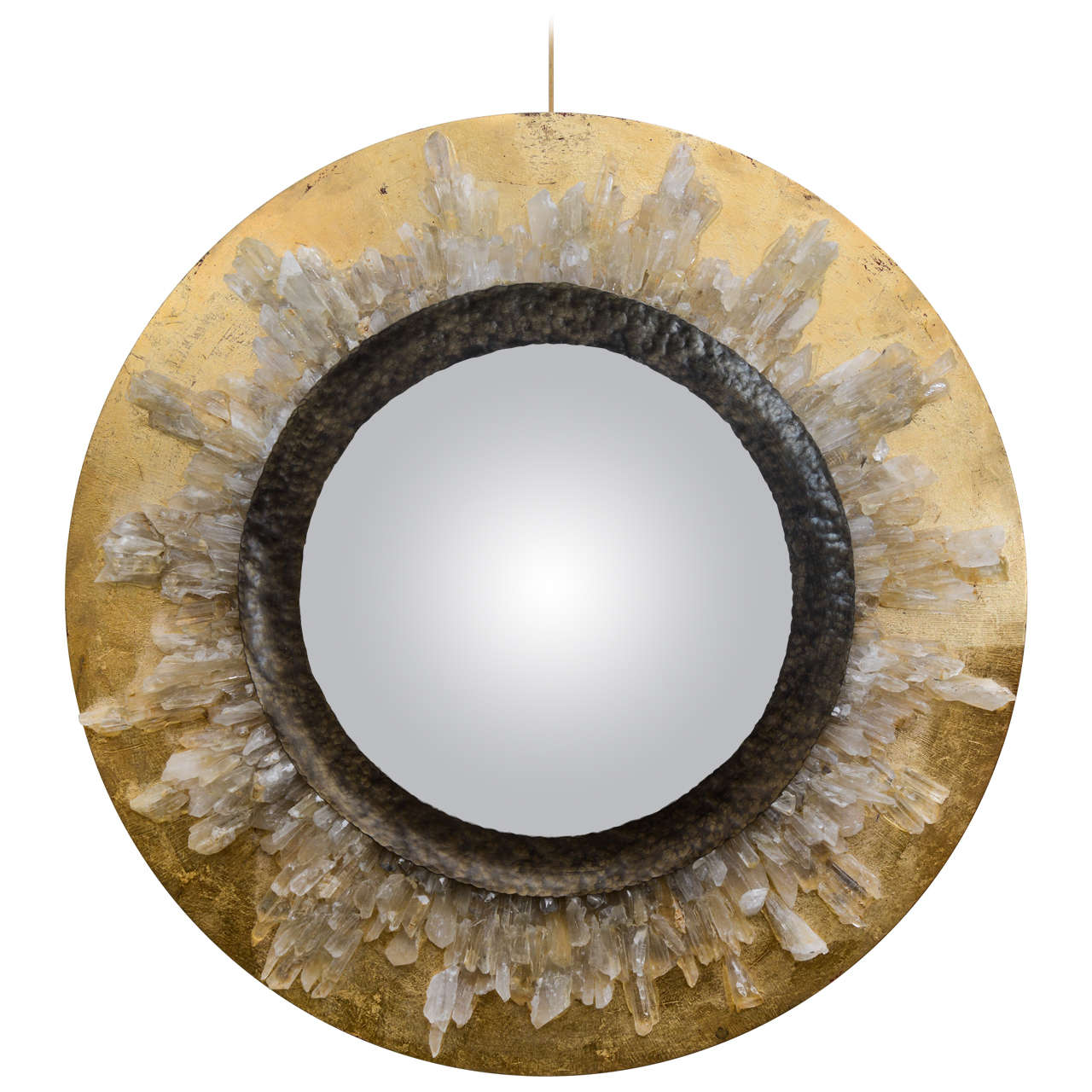 Rock Crystal Mirror by Enzo Missoni at 1stDibs