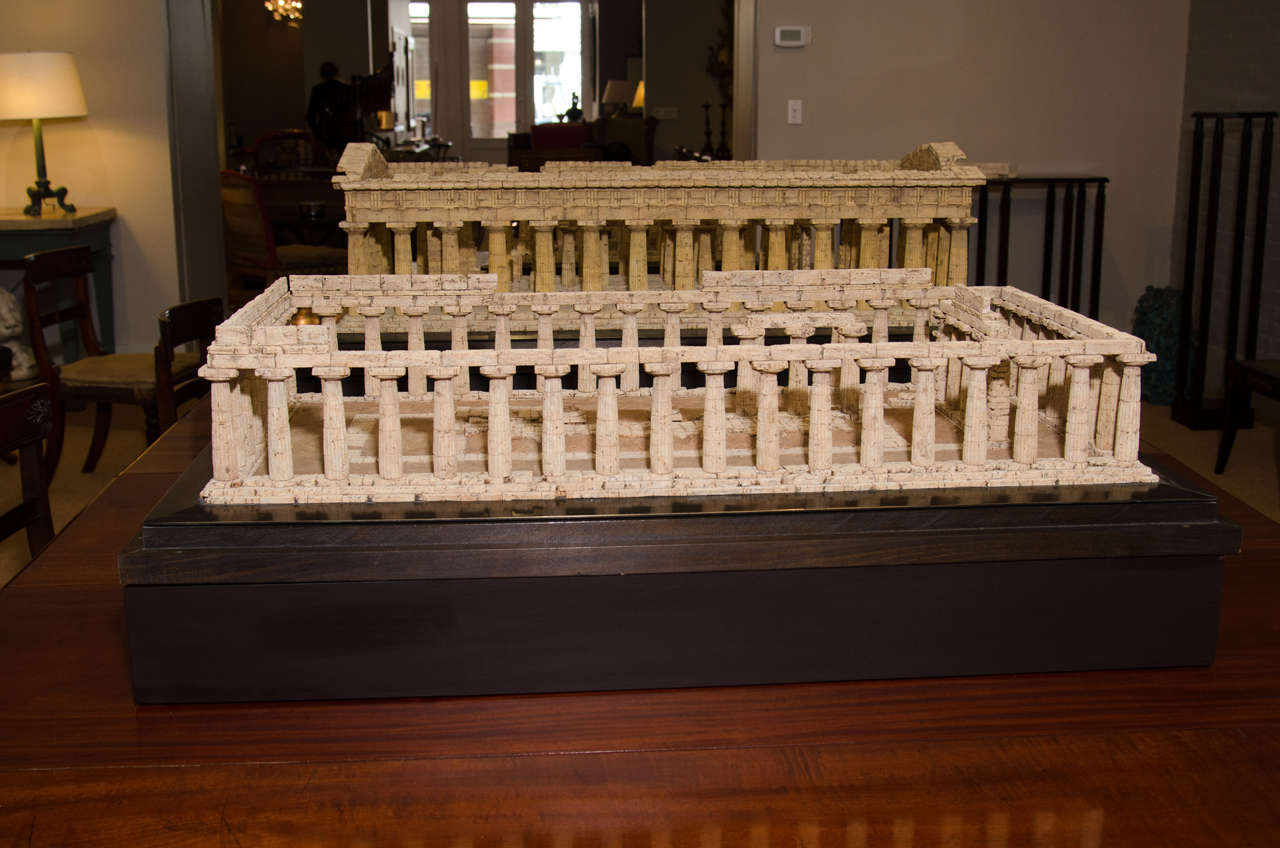 Cork Model of the Temple of Hera at Paestum by Dieter Cöllen For Sale ...